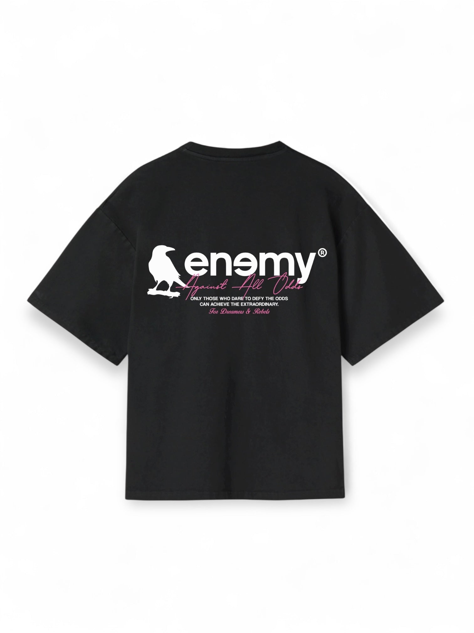 Against All Odds Black T-shirt – Enemy Clothing